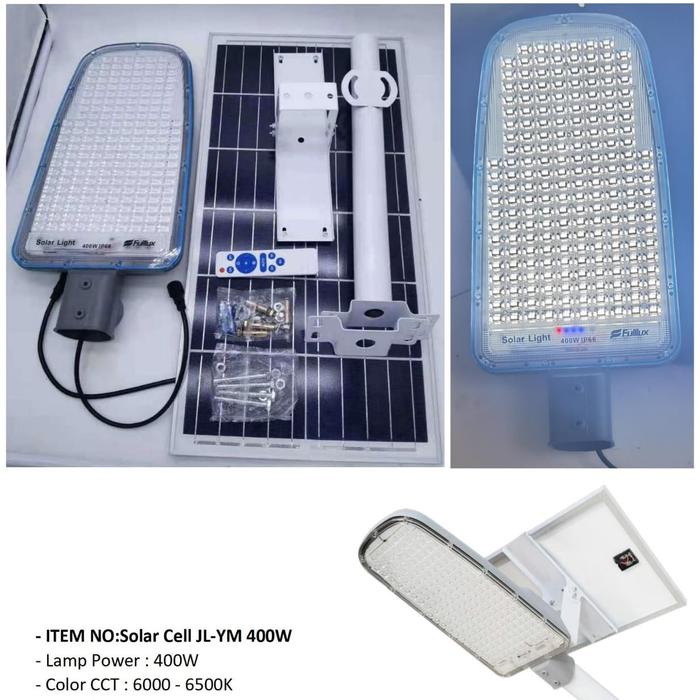 Jual Lampu jalan solar cell 200 watt PJU solar panel besar 200 watt ...