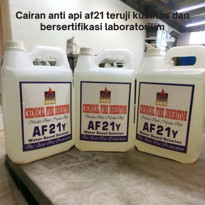 Jual cairan pelapis anti api af21 bersertifikasi uji laboratorium ...