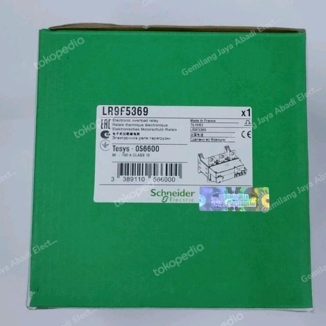 Jual Schneider Thermal Overload Relays Lr9F5369 Tor 90A 150A Ampere ...