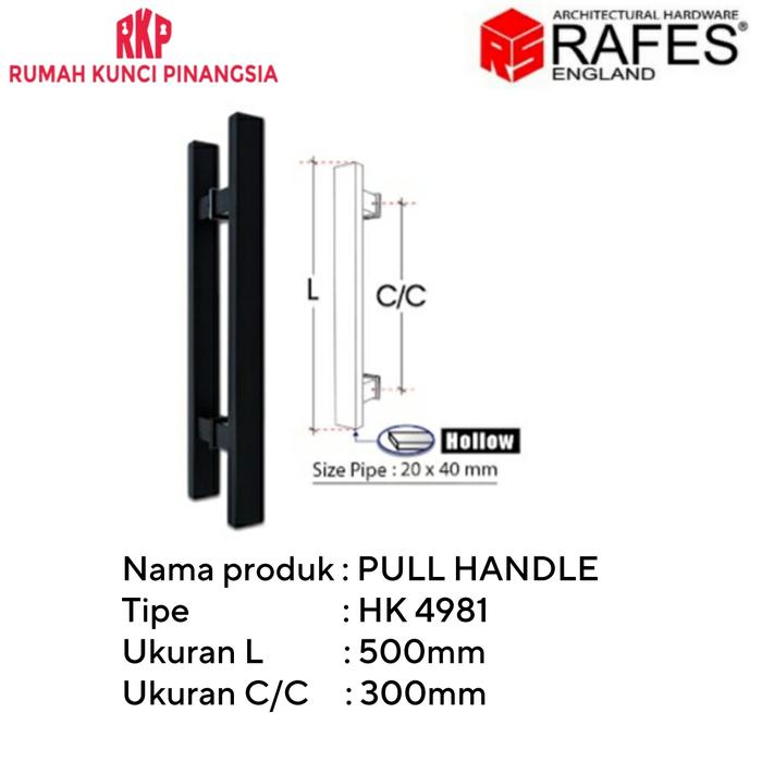 Jual PULL HANDLE GAGANG PINTU TARIK RAFES // HK 4980 HK 4981 - HK 4980 ...
