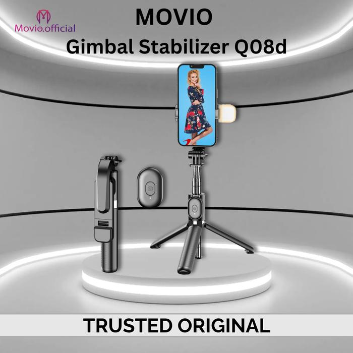 Jual Q08D Gimbal Stabilizer Handphone Auto Balance Selfie Stick and ...