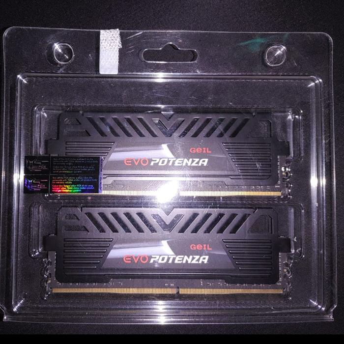 Jual RAM GEIL EVO POTENZA DDR4 SINGLE CHANNEL DUAL CHANNEL 2X4 GB ...
