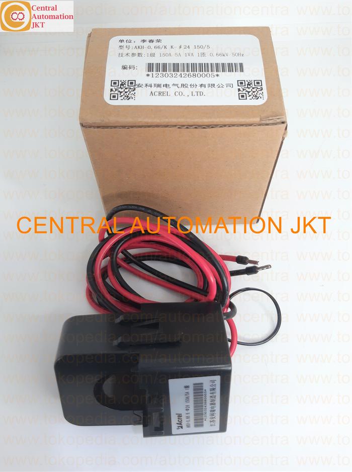 Jual Acrel CT Current Transformer AKH-0.66/K-24 100/5 150/5 300/5 600/5 ...