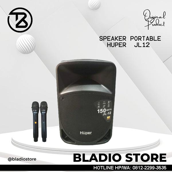 Jual Speaker Portable Aktif HUPER JL-12 / 12 INCH / 150 WATT / ORIGINAL ...