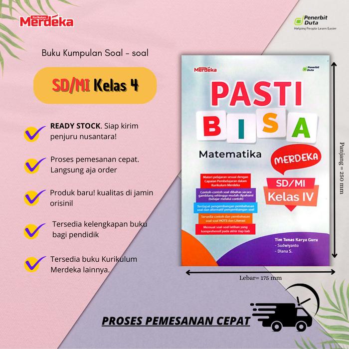 Jual Pasti Bisa Merdeka: Matematika Sd/mi Kelas 4 Kurikulum Merdeka Di ... Jual Pasti Bisa Merdeka: Matematika Sd/mi Kelas 4 Kurikulum Merdeka Di ...
