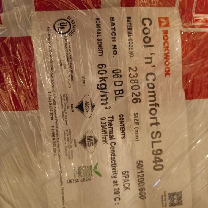 Jual Rockwool slab 120cm x 60cm isi 9 Density 60 - Jakarta Barat - PT.Mahkota Baru Isolasi ...