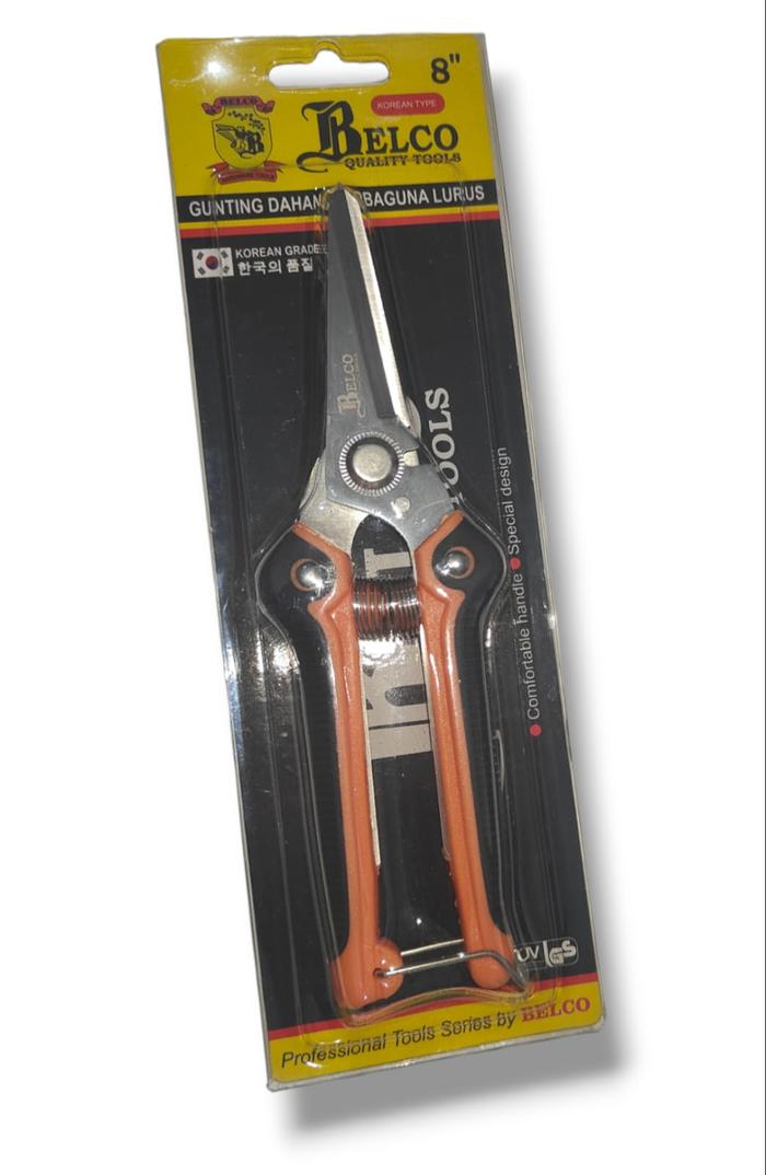 Jual GUNTING RANTING LURUS 8" BELCO PRUNING SHEAR POHON DAHAN BATANG ...
