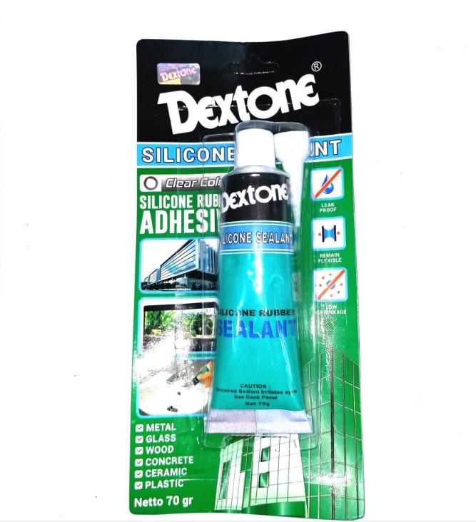 Jual Lem Kaca Dextone/Lem Aquarium/Silicone Sealant Dextone 70 gram ...