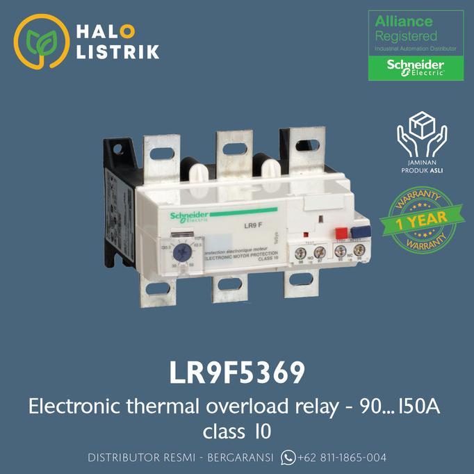 Jual Lr9F5369 Electronic Thermal Overload Relay 90...150A Schneider ...