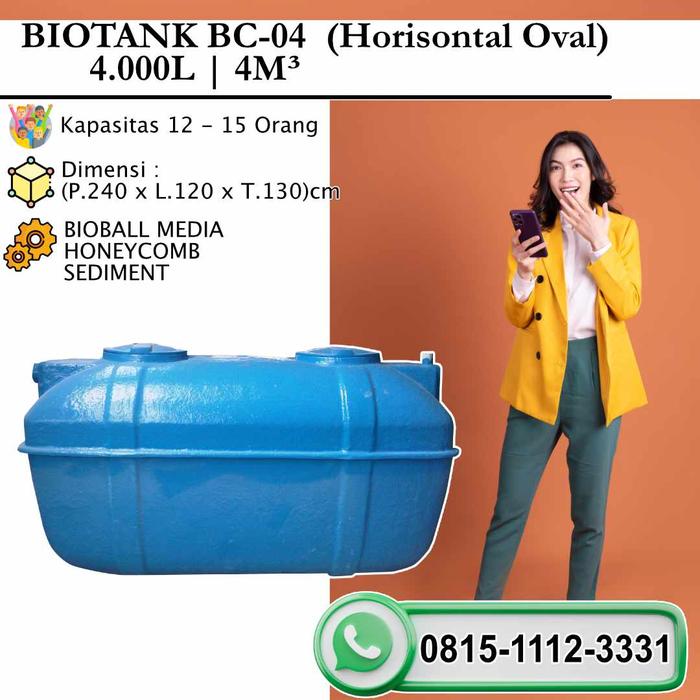 Jual TANGKI BIOTANK BIOFIL KAPASITAS 4.000 Liter 4M3 / BIOTECH - Kab ...