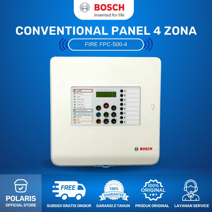 Promo Panel Fire Alarm Conventional BOSCH 4 Zona FPC-500-4 - Jakarta ...