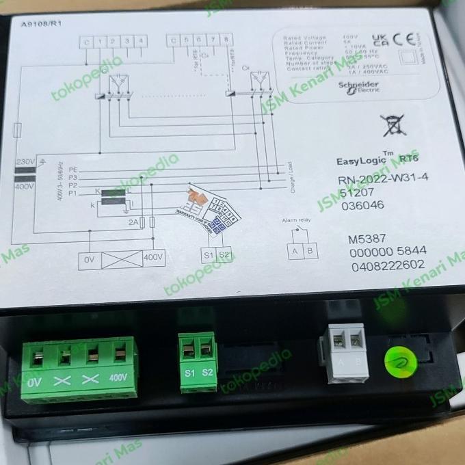 Jual Terbaru Schneider Regulator Kapasitor 6 Step Varlogic Rt6 51207 ...