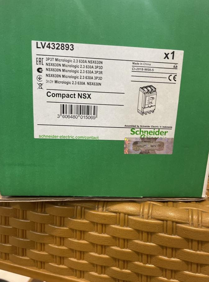 Jual Mccb Schneider Nsx630N 3P 630A 50Ka Lv432893 - Jakarta Selatan ...