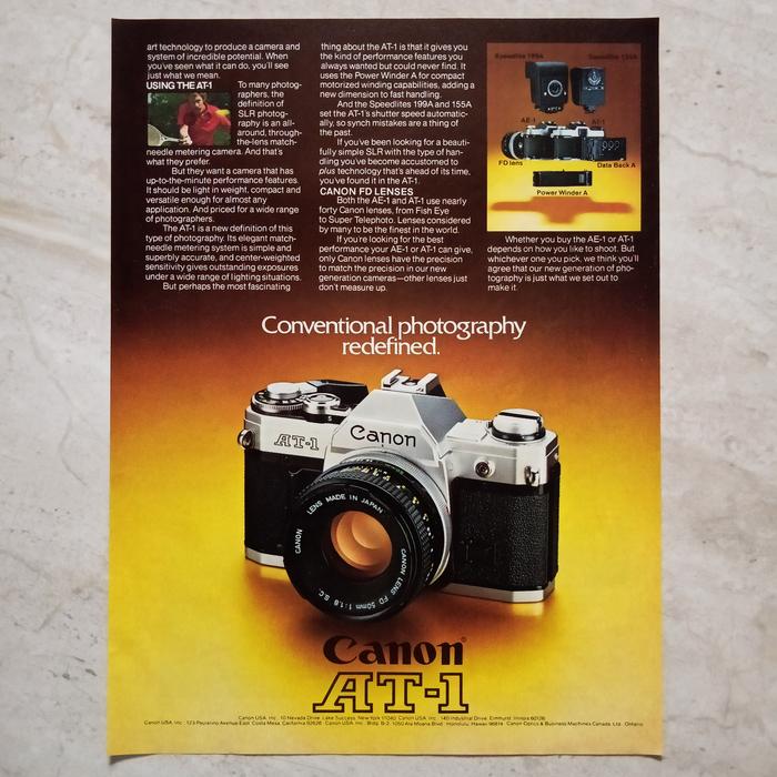 Jual Iklan Jadul Kamera CANON FTb TLb EX EF F1 F-1 FTQL Analog SLR ...