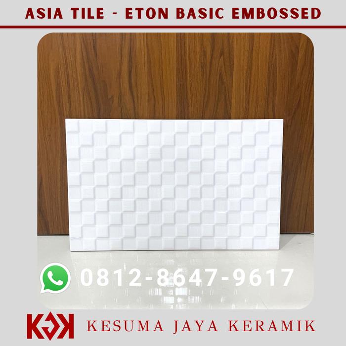 Jual Keramik Dinding 25x40 Asia Tile Eton Basic Embossed - Jakarta ...