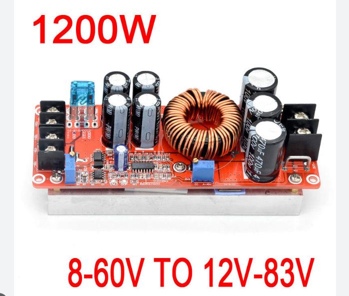 Jual 1200W 20A DC Boost Converter Step UP Power Supply Module - Kab ...