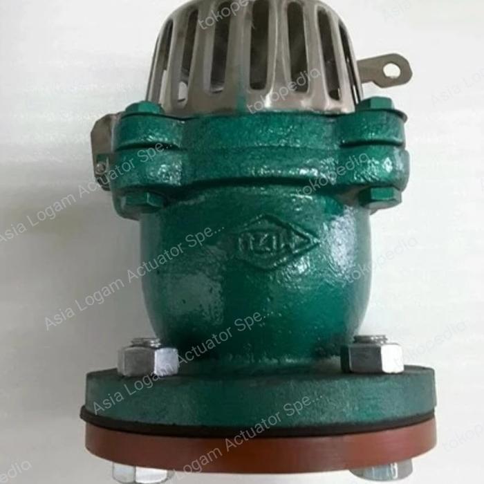 Jual mizu foot valve flange 2" inch foot valve cast iron jis 10k ...