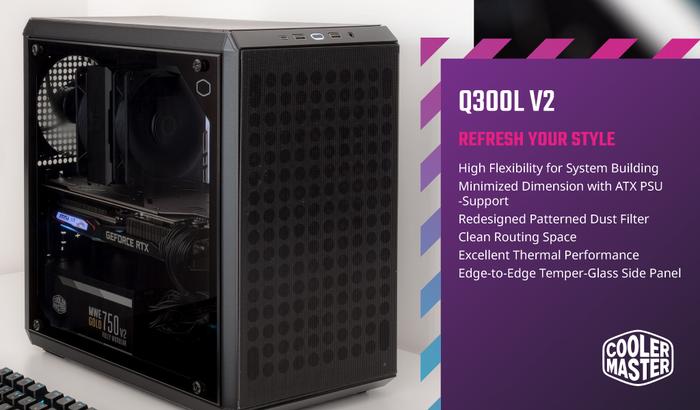 Jual Casing Cooler Master - MasterBox Q300L V2 - microATX Case ...