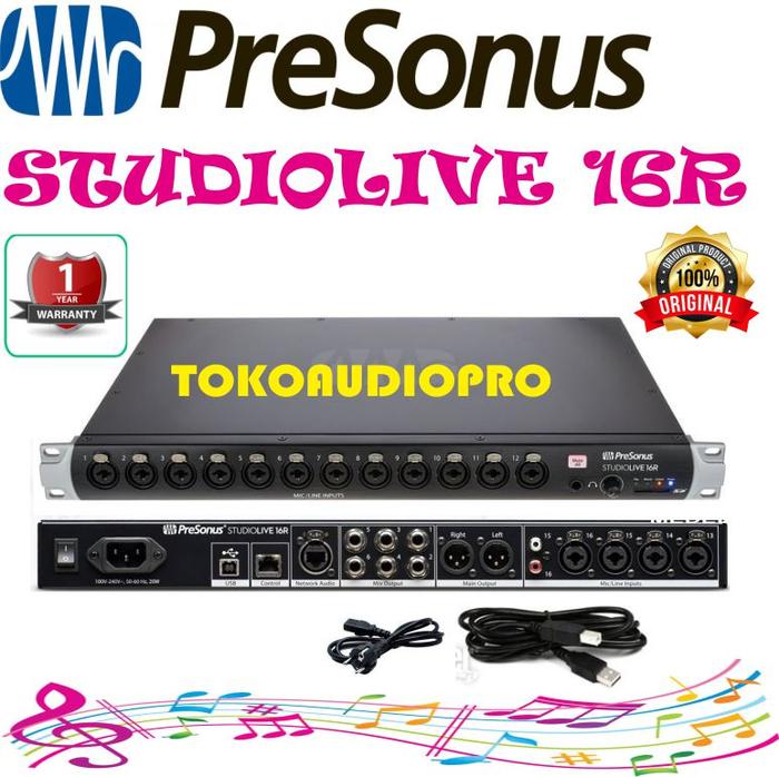 Jual PreSonus StudioLive 16R Rack Mount Digital Mixer - Jakarta Pusat ...