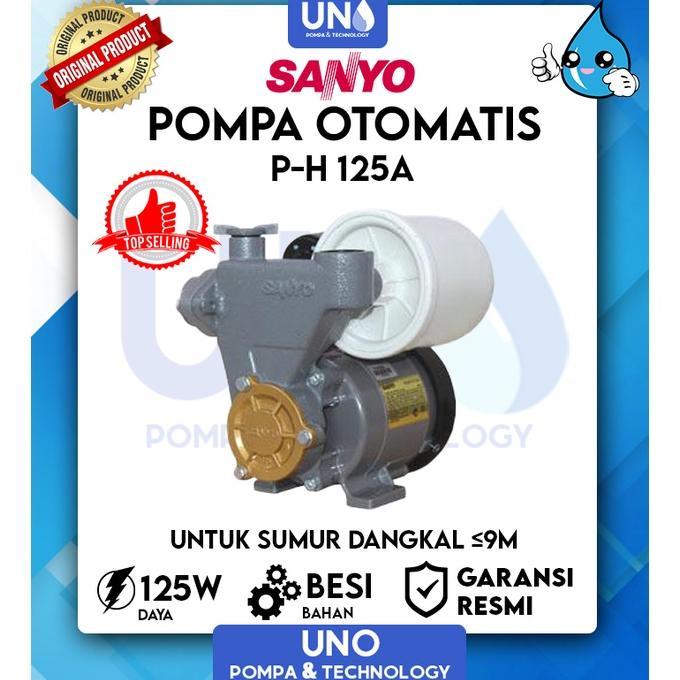 Jual Sanyo Pompa Air Sumur Dangkal Auto Otomatis PH 125 A / PH-125 A / PH - Jakarta Utara ...