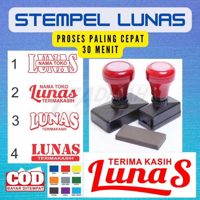 Jual STEMPEL LUNAS / STEMPEL CUSTOM / WARNA - Kota Bandung - FADILAH ...
