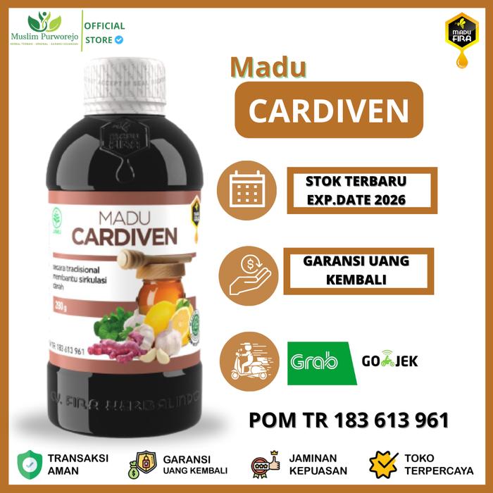 Jual Madu Cardiven Jantung Original Obat Herbal Kolesterol Stroke ...