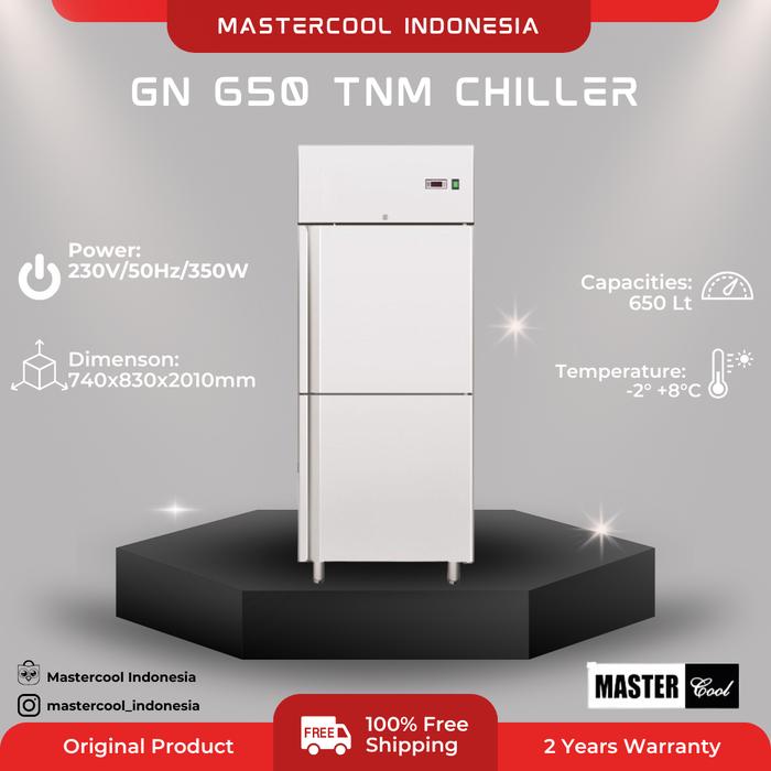 Promo Upright Chiller Pendingin Kulkas 2 Pintu Mastercool Model GN 650 ...