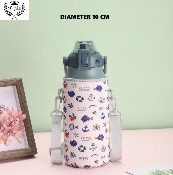 Jual Tas Termos Tumbler Sarung Botol Minum Elastis dengan Tali panjang ...
