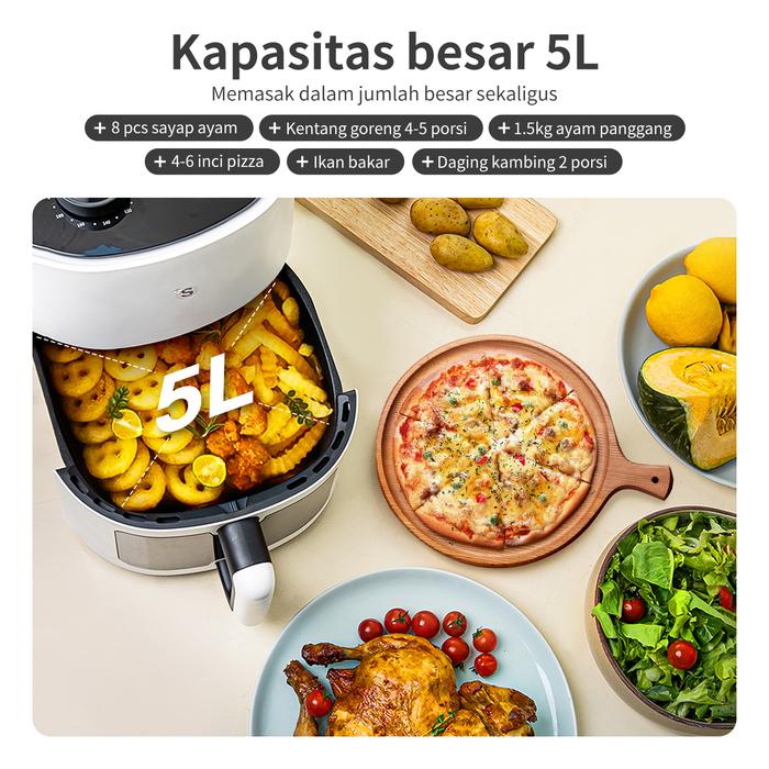 Jual Simplus Air Fryer 5l Kaca Visual Airfryer Penggorengan Tanpa Minyak Di Seller Rosaria ...
