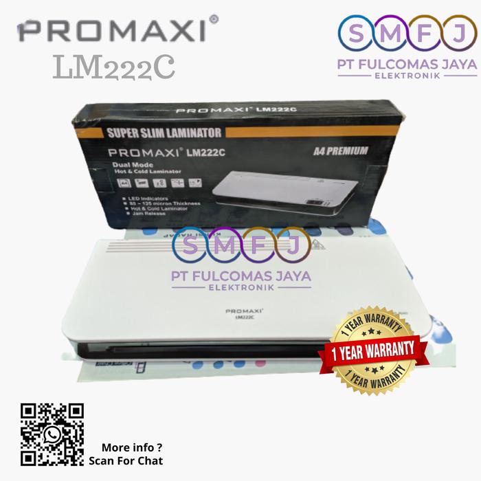Jual PROMAXI LM-222C Mesin Laminating Kertas A4 LM222C GARANSI RESMI ...