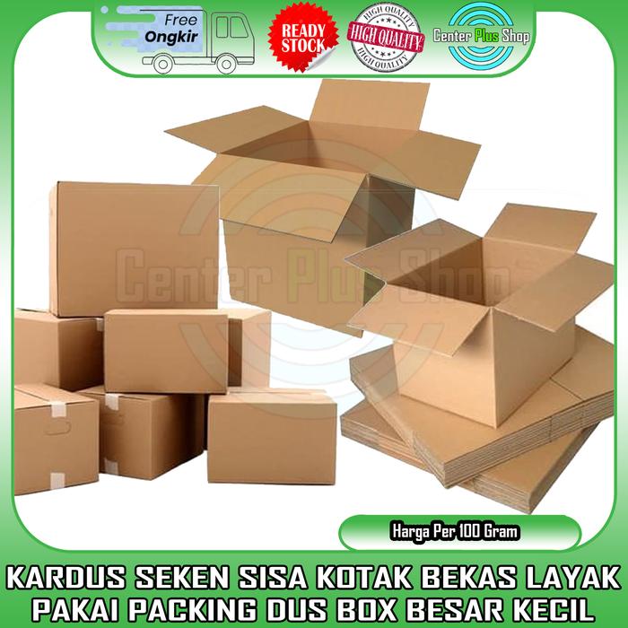 Jual KARDUS BEKAS KOTAK PACKING PACKAGING PINDAHAN DUS BOX PER 100 GRAM ...