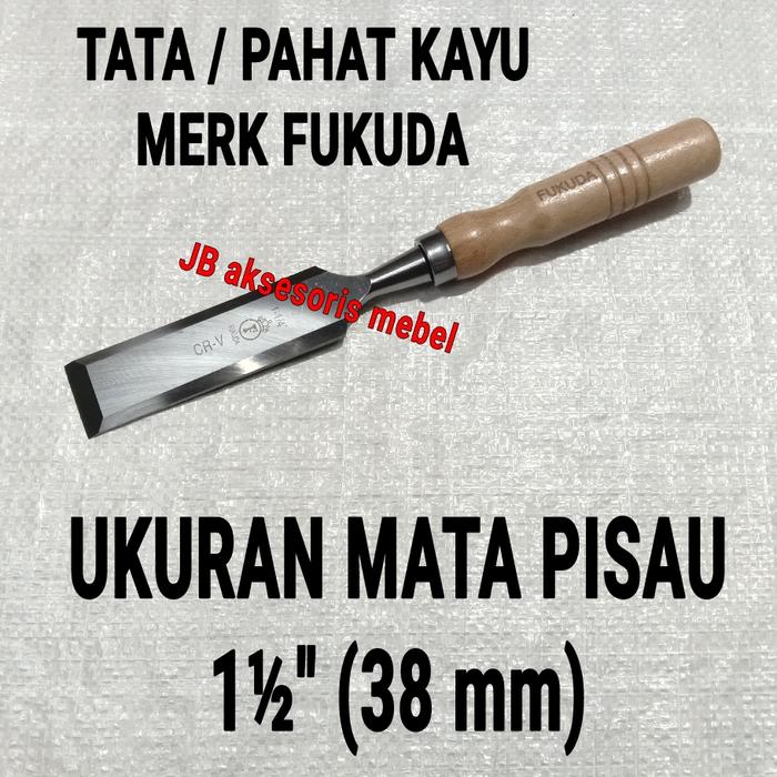 Jual TATA PAHAT KAYU 1,5" (38 mm) FUKUDA / TATAH PISAU UKIR KAYU 3,8 cm 4cm - Kota Surabaya - JB ...