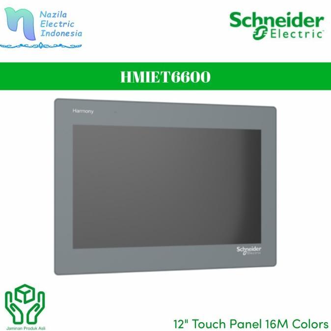 Jual Schneider Hmi Hmiet6600 / Hmiet 6600 12" W Easy Touch Panel ...