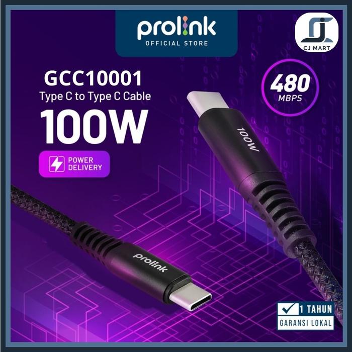 Promo Prolink Charging Cable 100W Kabel Data Type C Digital Display ...