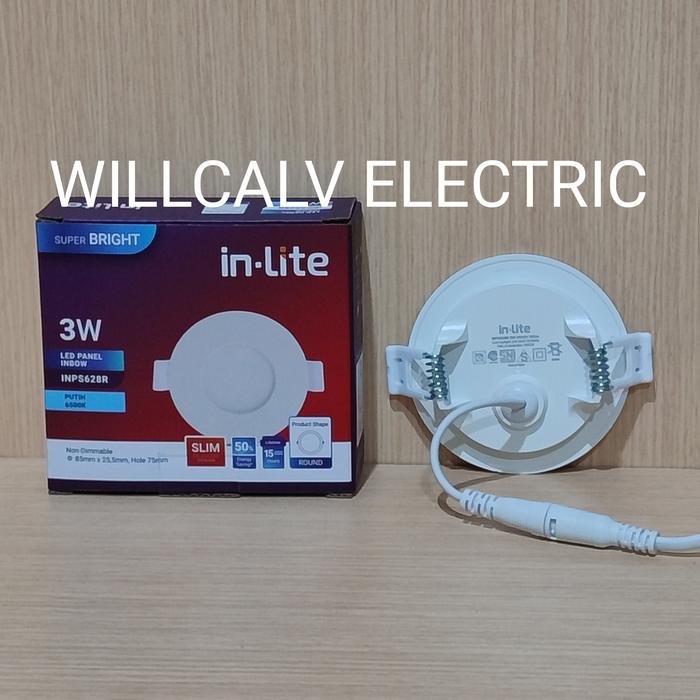 Jual Lampu panel inlite in-Lite 3W 6W 9W 12W 18W / Lampu downlight In ...