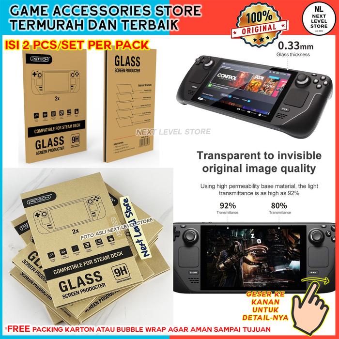 Promo Steam Deck PGTech Tempered Glass SteamDeck Screen Protector GP-801 - Kota Surabaya - NEXT ...