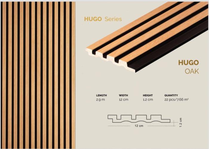Jual WALLPANEL DINDING WPC GAIA HUGO OAK PANEL KAYU KISI KISI COKLAT ...