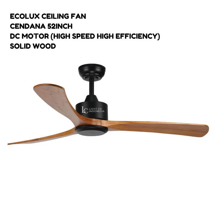 Jual Ceiling Fan ECOLUX CENDANA 52inch Solid Wood - Kota Denpasar - Light Co Indonesia | Tokopedia