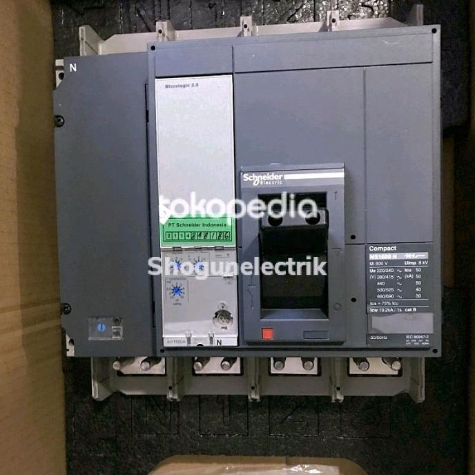 Jual Mccb Breaker Schneider Ns1000N Ns 1000 N 1000A A Amper Manual 4P ...