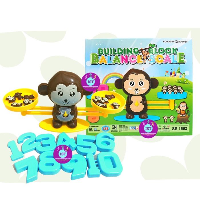 Jual Mainan Edukasi Balance Scale Timbangan Monkey SS1562 - Jakarta ...