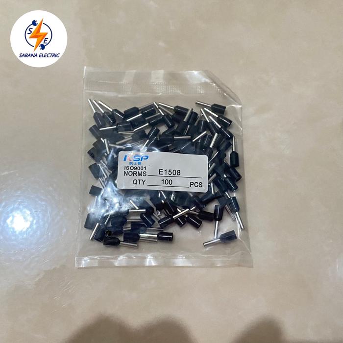 Jual Skun Kabel Ferrules 1.5 mm E1508 Warna Hitam - Jakarta Utara ...