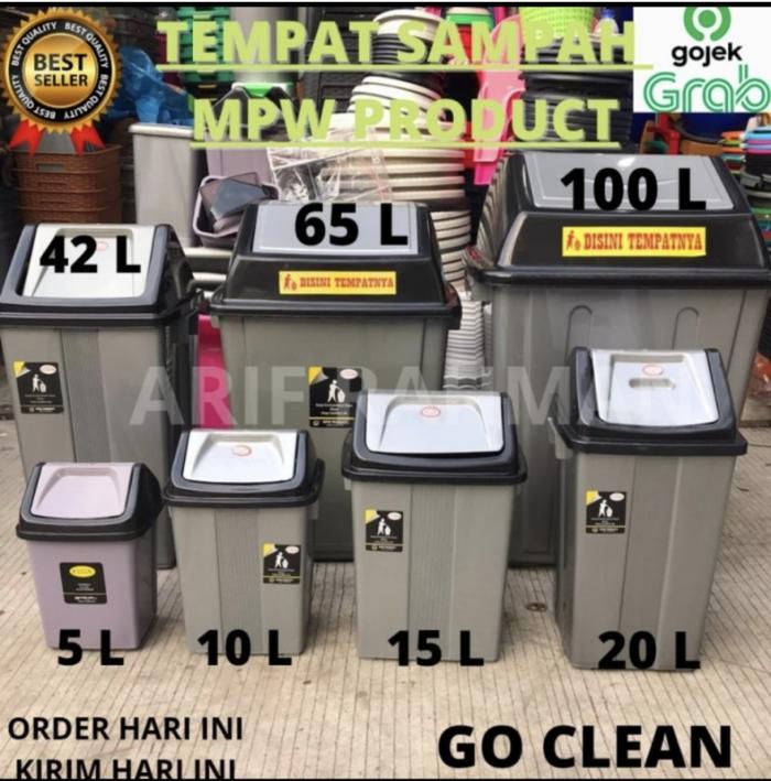 Jual Tempat Sampah / Tong Sampah MPW 5 10 15 20 42 65 100Liter - MPW 5L, EXTRA Bubble - Jakarta ...