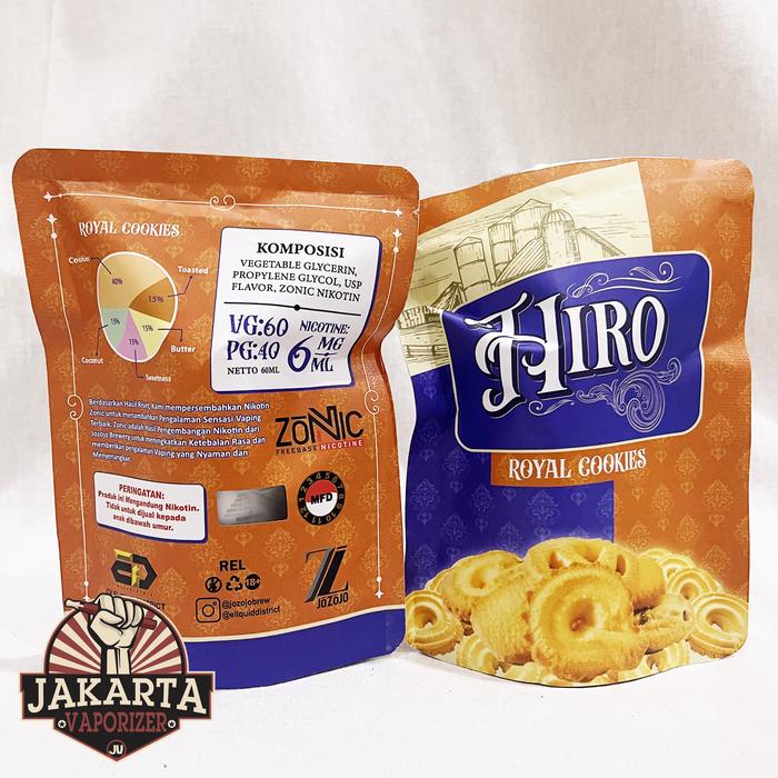 Jual [6MG] HIRO V2 ROYAL COOKIES 60ML 6MG BY JOZOJO BREW - Jakarta Utara - jakartavaporizer ...
