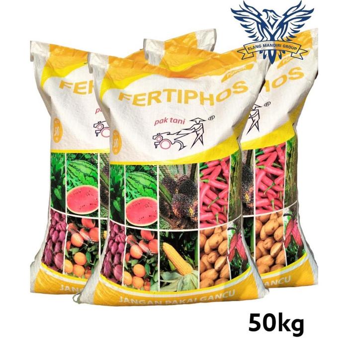 Jual Karungan Pupuk FERTIPHOS HITAM 50kg Kemasan Pabrik Phosphate (P2O5 ...