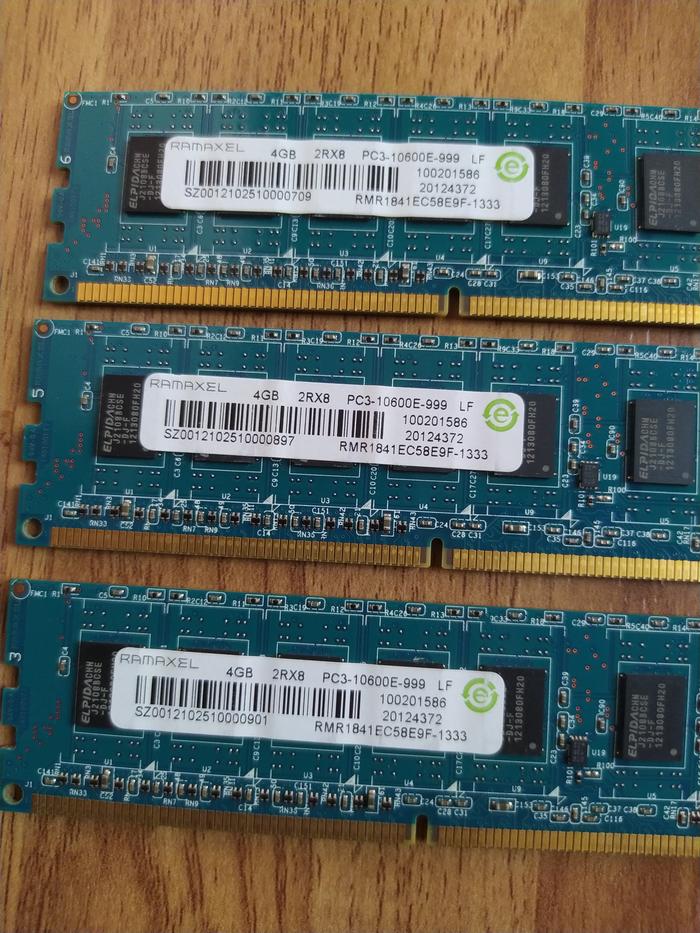 Jual RAMAXEL 4GB DDR3 1333MHz ECC Memory 2RX8 PC3 10600E Memory Server - Kota Bogor - Mandala ...