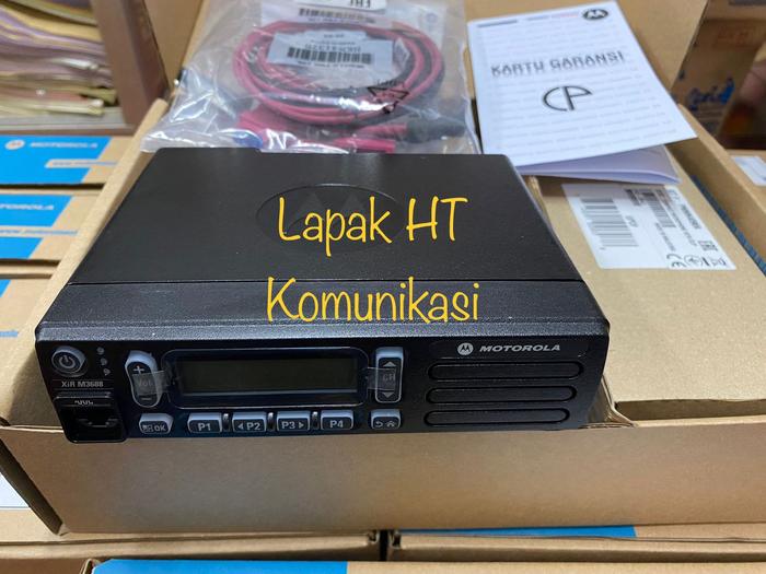 Jual RADIO RIG MOTOROLA XIR M3688 VHF 45 ORI GARANSI RESMI 1 TAHUN ...