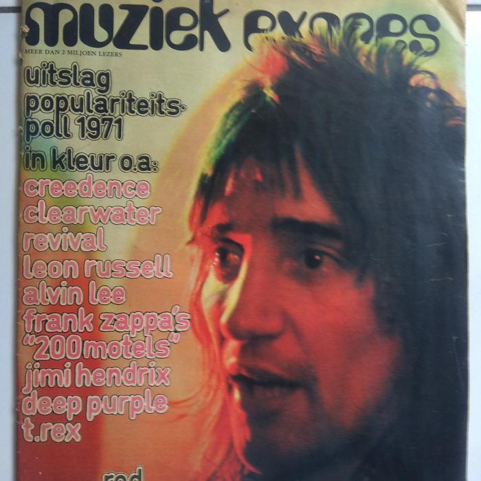 Jual Majalah Musik Jadul Muziek Expres. Edisi Jan.1972. Cover Rod ...