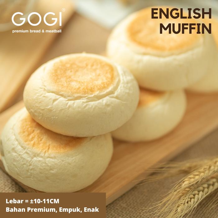 Jual English Muffin isi 5 Pcs Roti English Muffin Bread Bun English ...