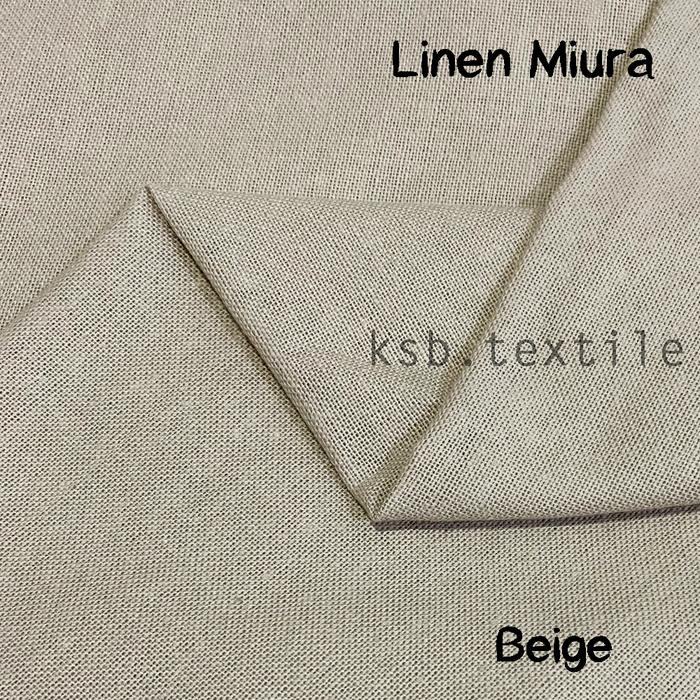 Promo Kain Katun Linen Rami Miura / Cotton Jepang Eceran / Meteran ...