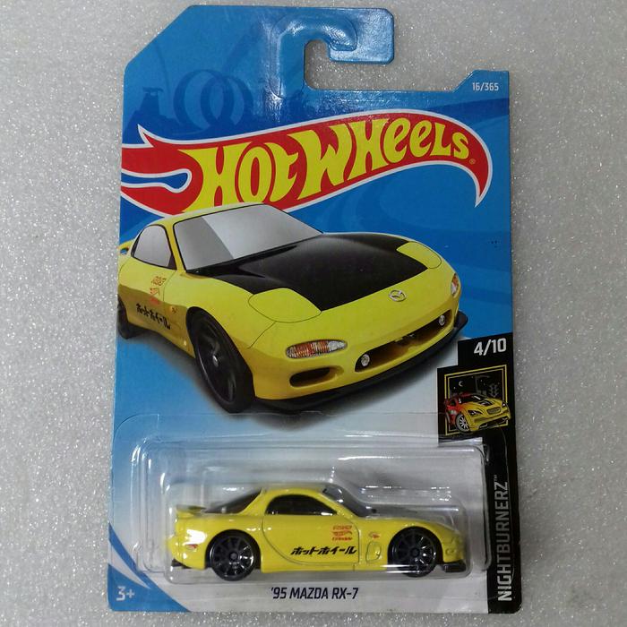 Jual Hot Wheels 95 Mazda RX7 RX-7. Card HW Nightburnerz Series Tahun ...